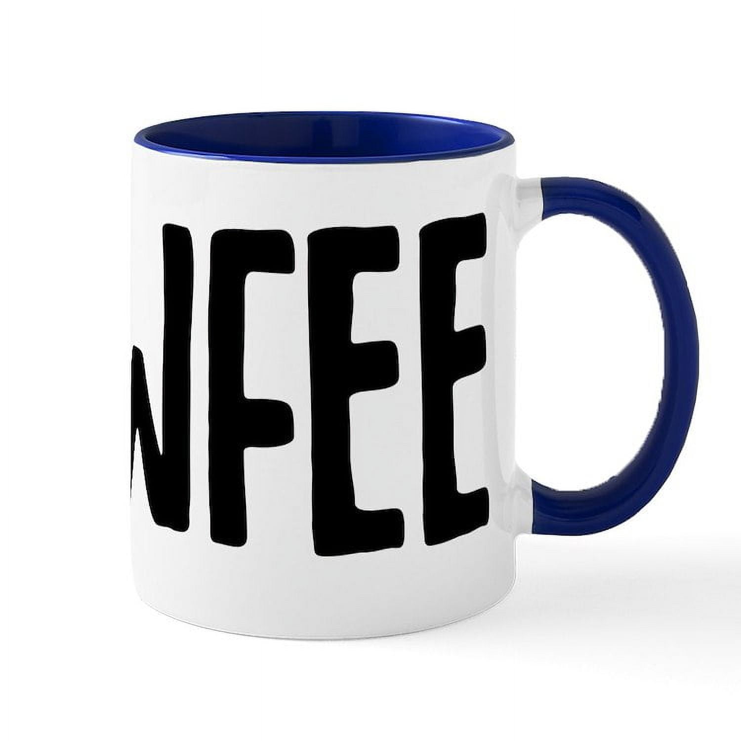 CafePress - Cawfee 15 Oz Ceramic Large Mug - 11 oz Ceramic Mug ...