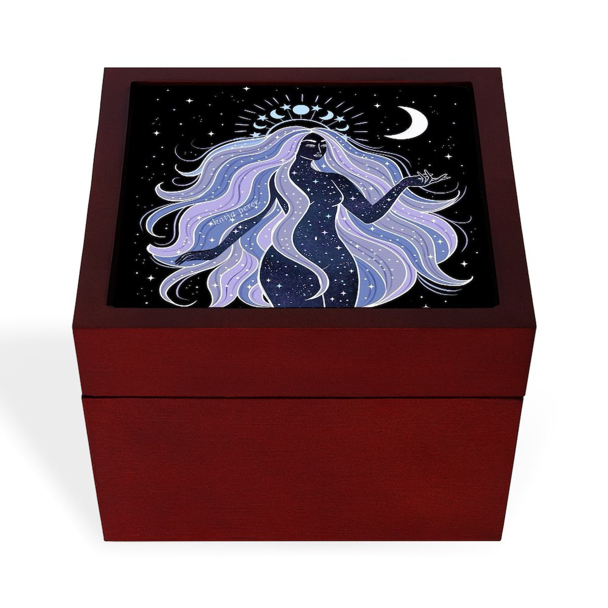 CafePress - Celestial Serenity: Mother Earth, Moon, And Stars ...