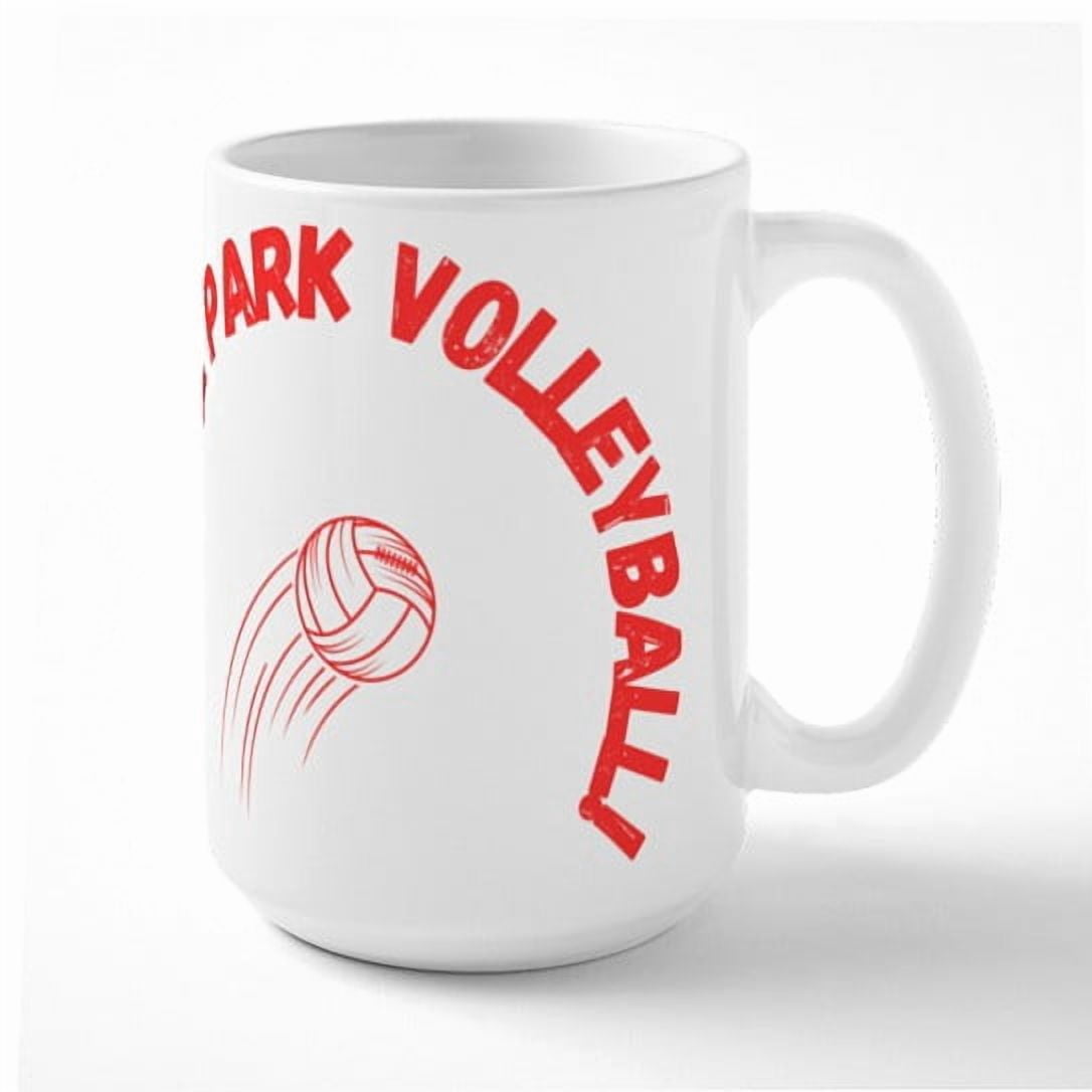 CafePress - Central Park Volleyball Is Fire! - 15 oz Ceramic Large ...