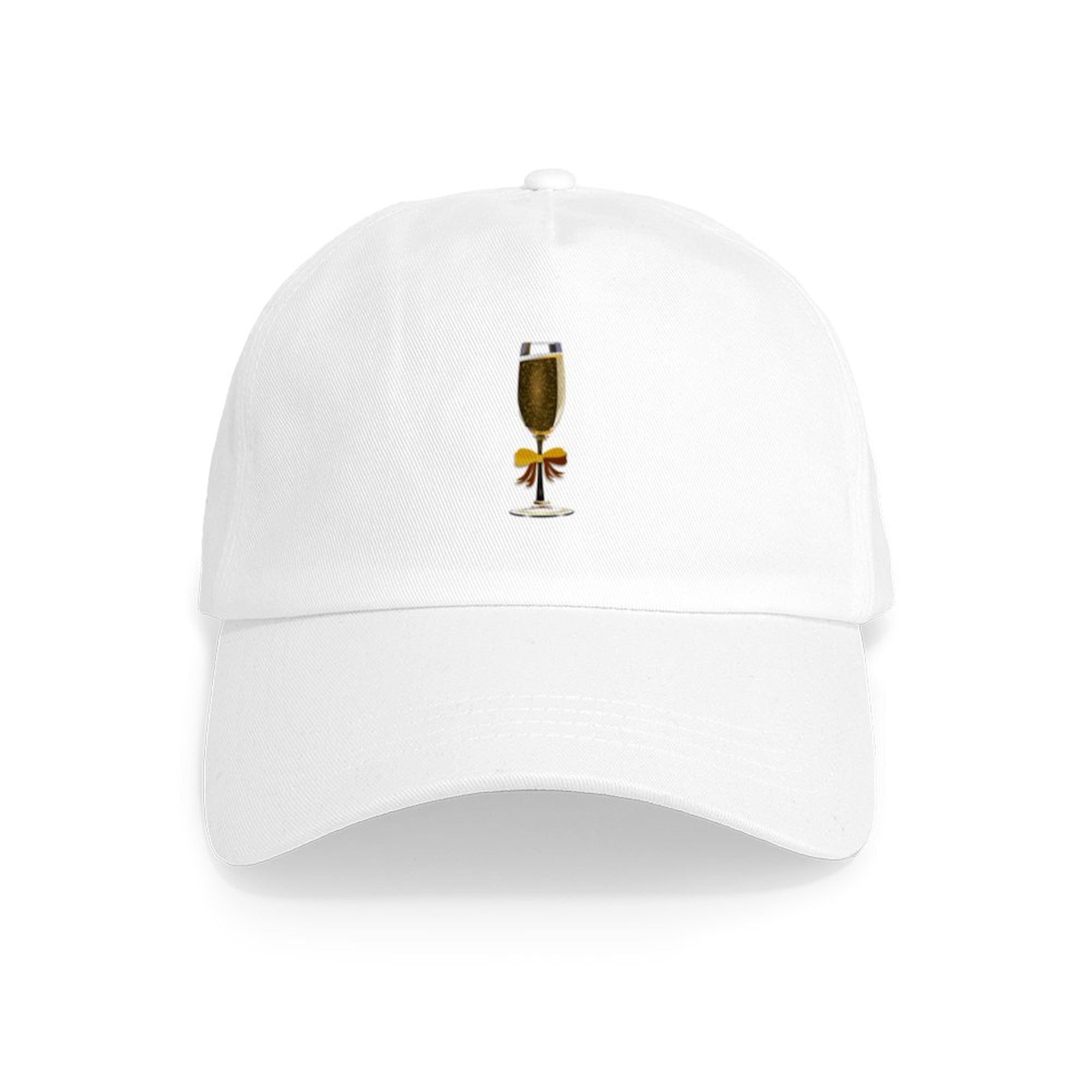 CafePress - Champagne Glass Cap - Adjustable 100% Brushed Unisex Casual ...
