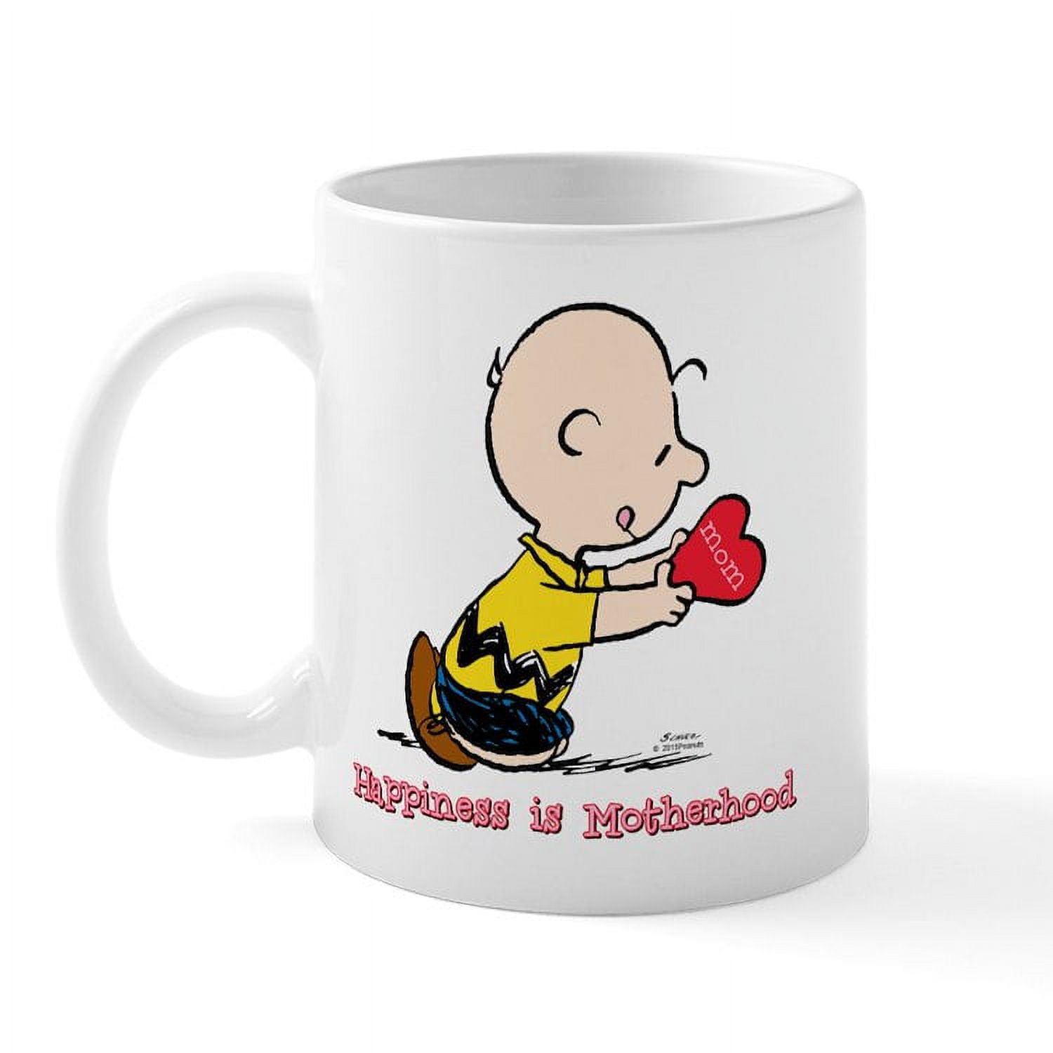CafePress - Charlie Brown Happiness Is Motherhood Mugs - 11 oz Ceramic ...
