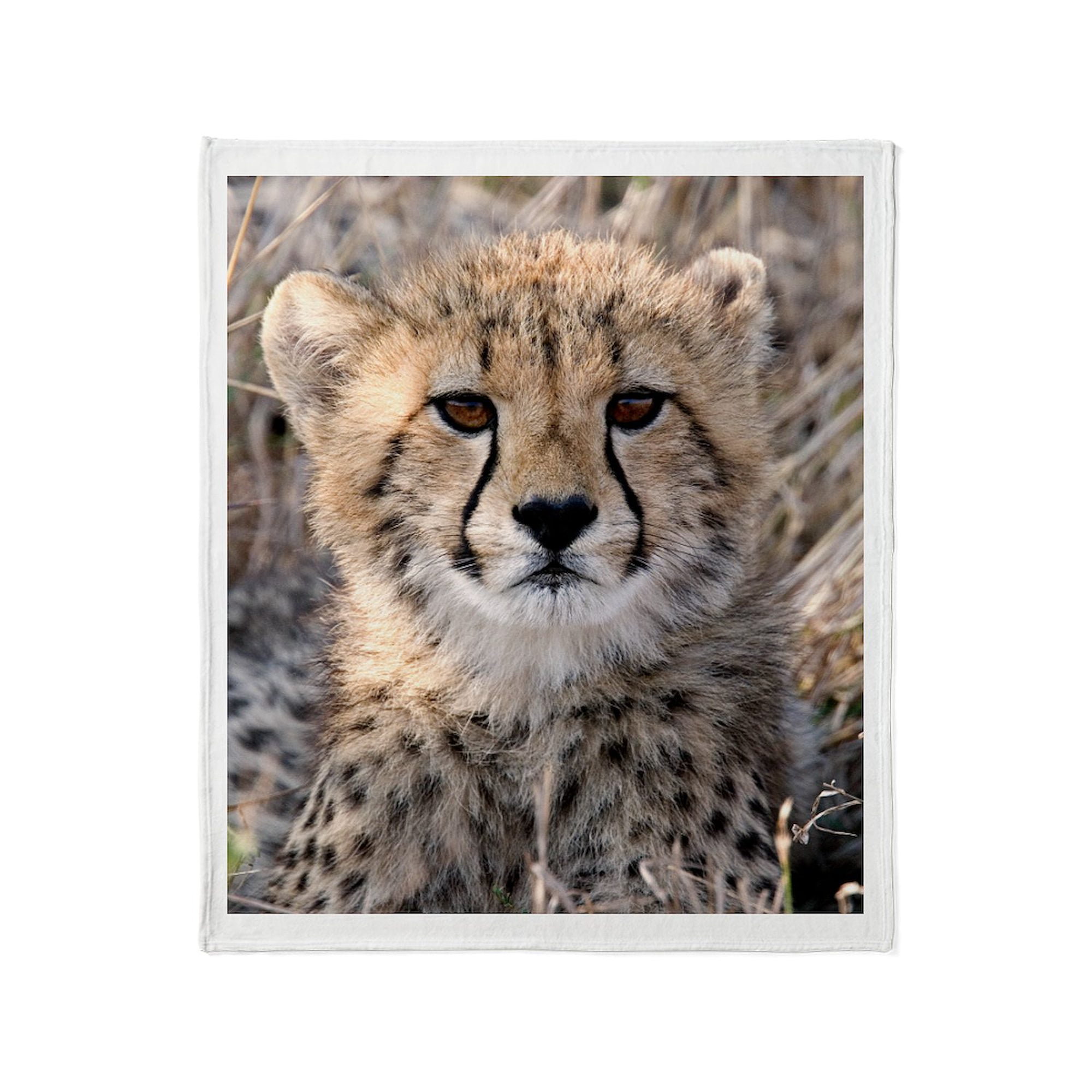 CafePress - Cheetah Cub Throw Blanket - Soft Fleece Throw Blanket, 50 ...
