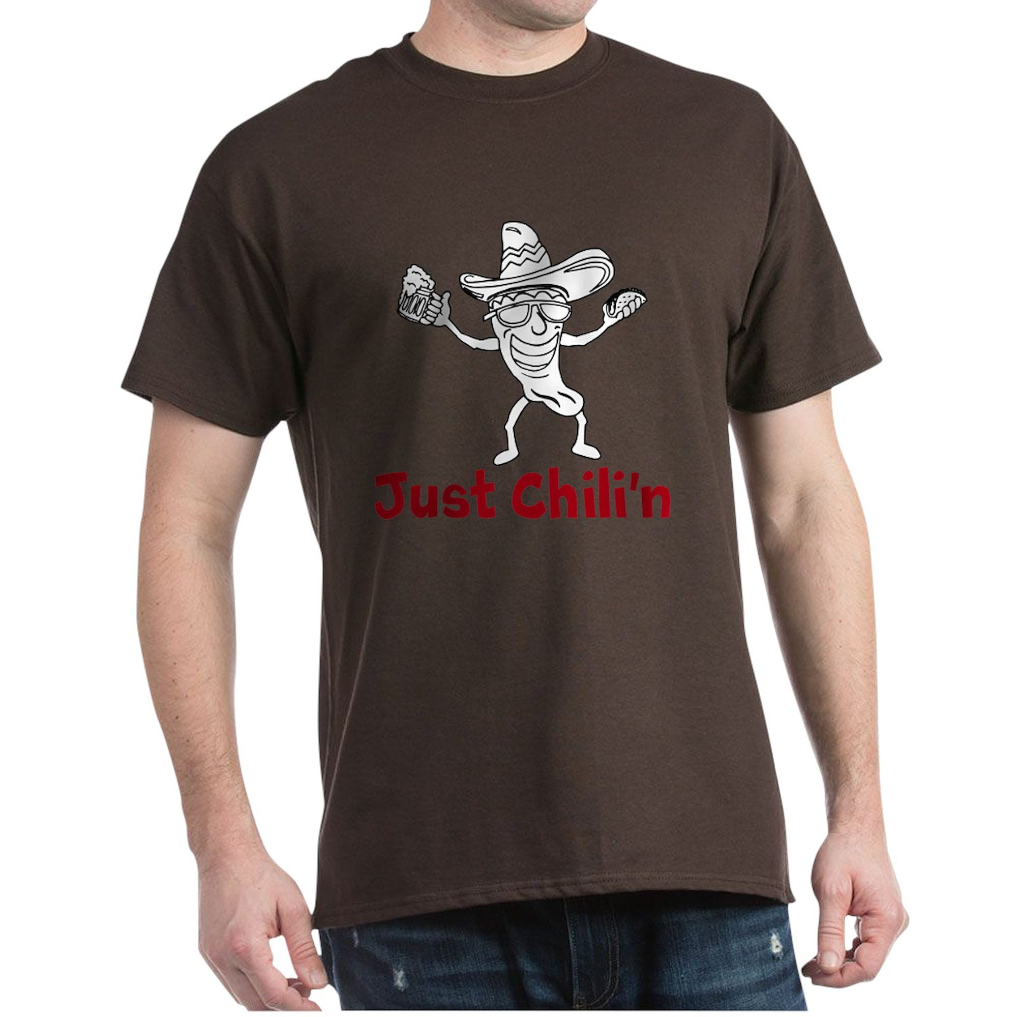 CafePress - Chili Pepper T Shirt - Men's Classic Graphic Cotton T-Shirt ...