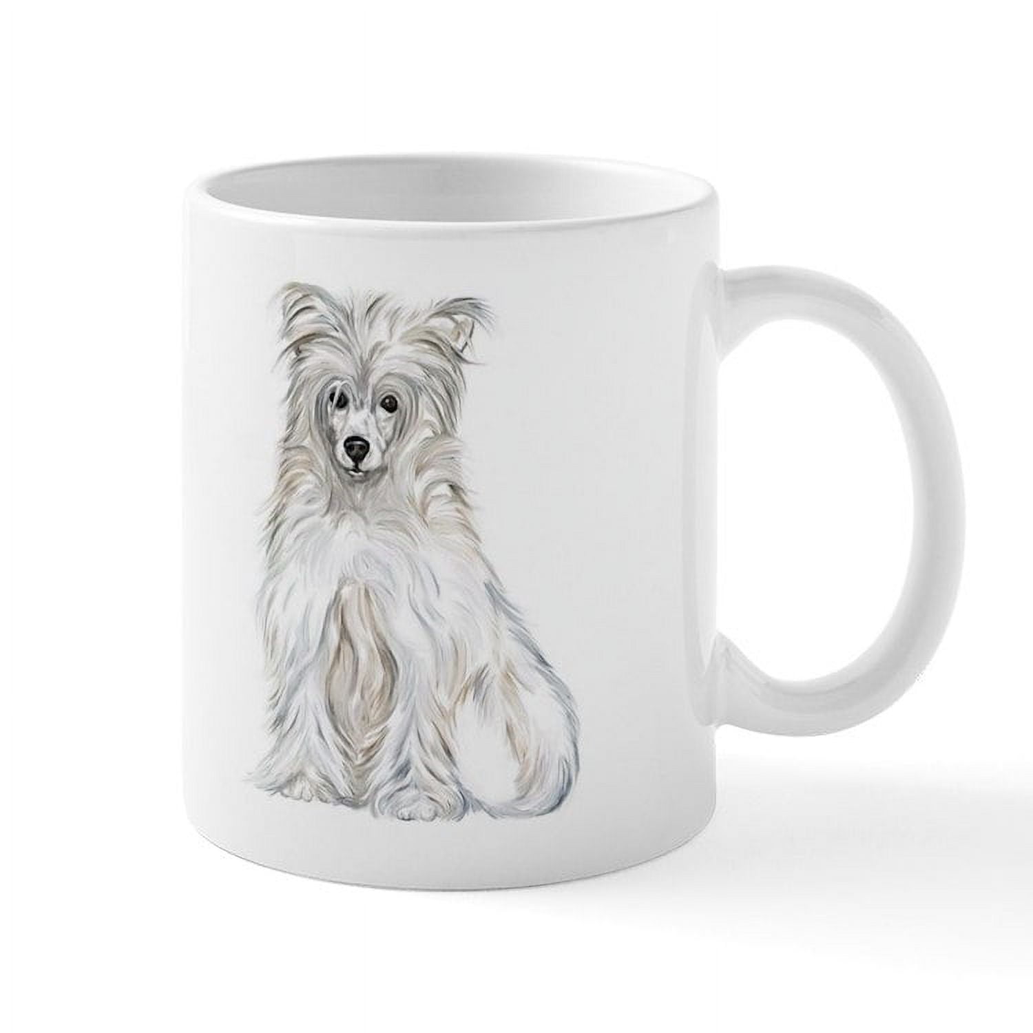 CafePress - Chinese Crested Powder Puff Mug - 11 oz Ceramic Mug ...