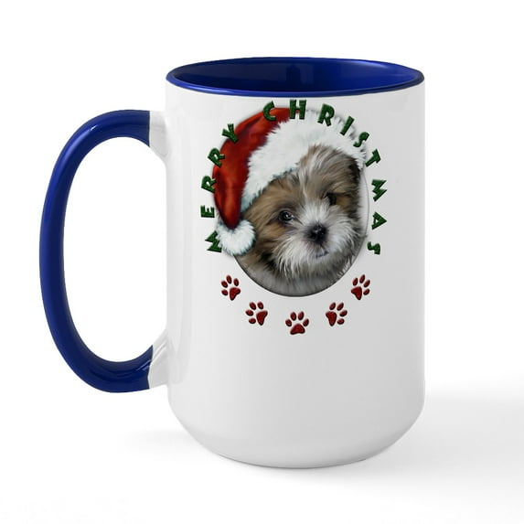 CafePress - Christmas Designs Large Mug - 15 oz Ceramic Large White ...