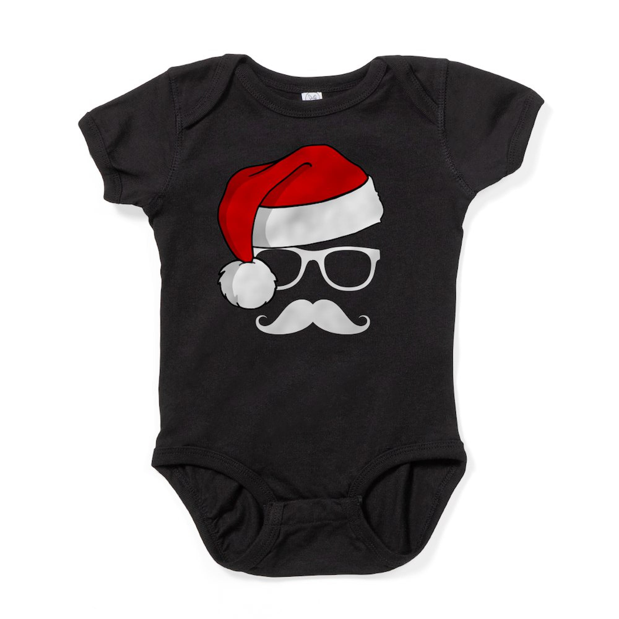 CafePress - Christmas Mustache Nerd Body Suit - Cute Infant Bodysuit ...