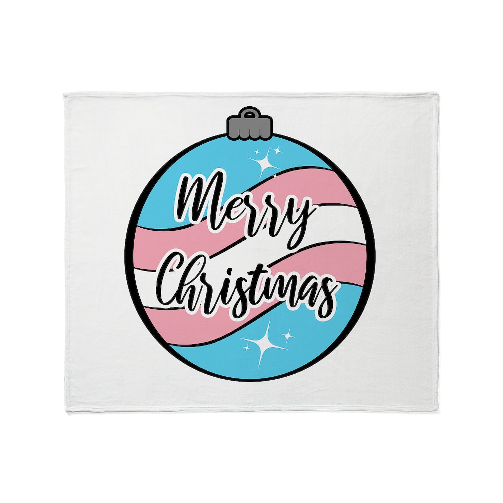 CafePress - Christmas Ornament Transgender Pride Flag Colors - Soft ...