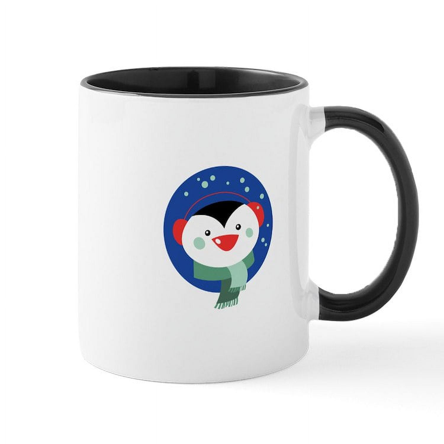 CafePress - Christmas Penguin Holiday Animal Mugs - 11 oz Ceramic Mug ...