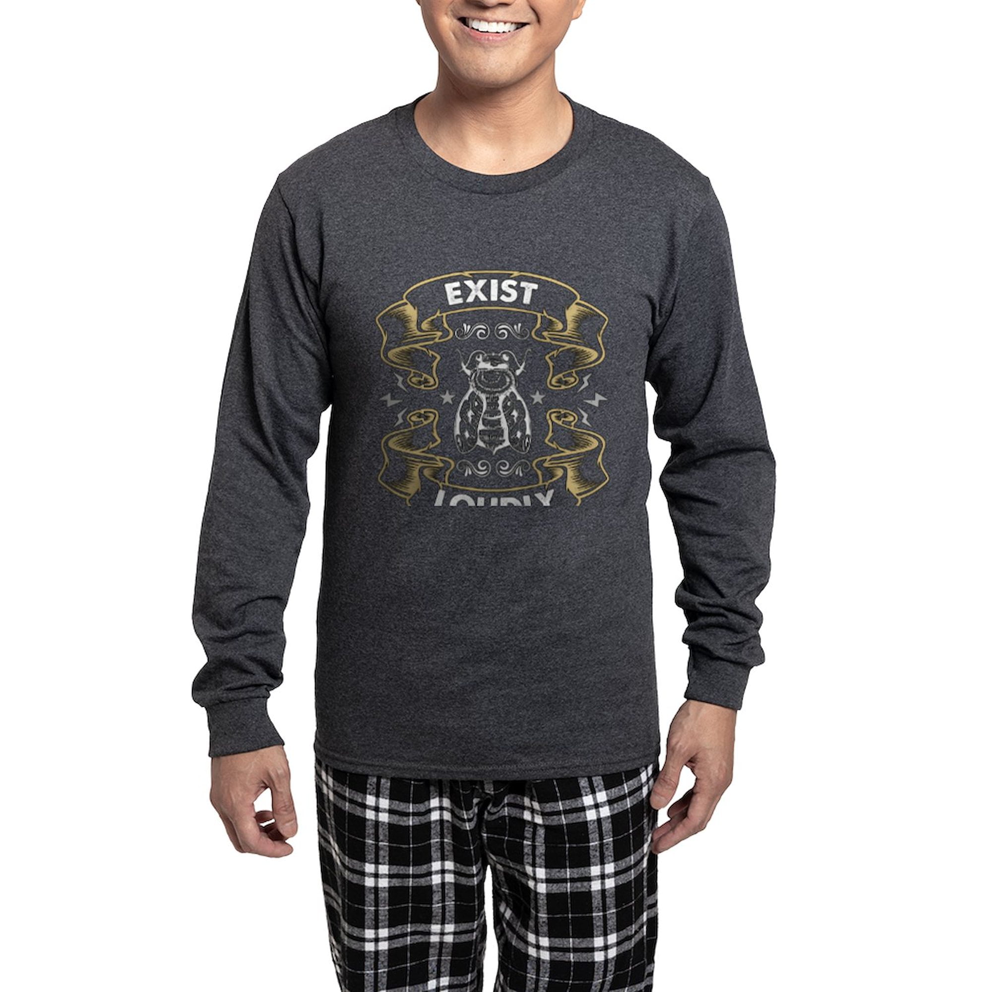 CafePress - Cicadas Exist Loudly Periodical Cicadas Entomology - Men's Long Sleeve Charcoal ...