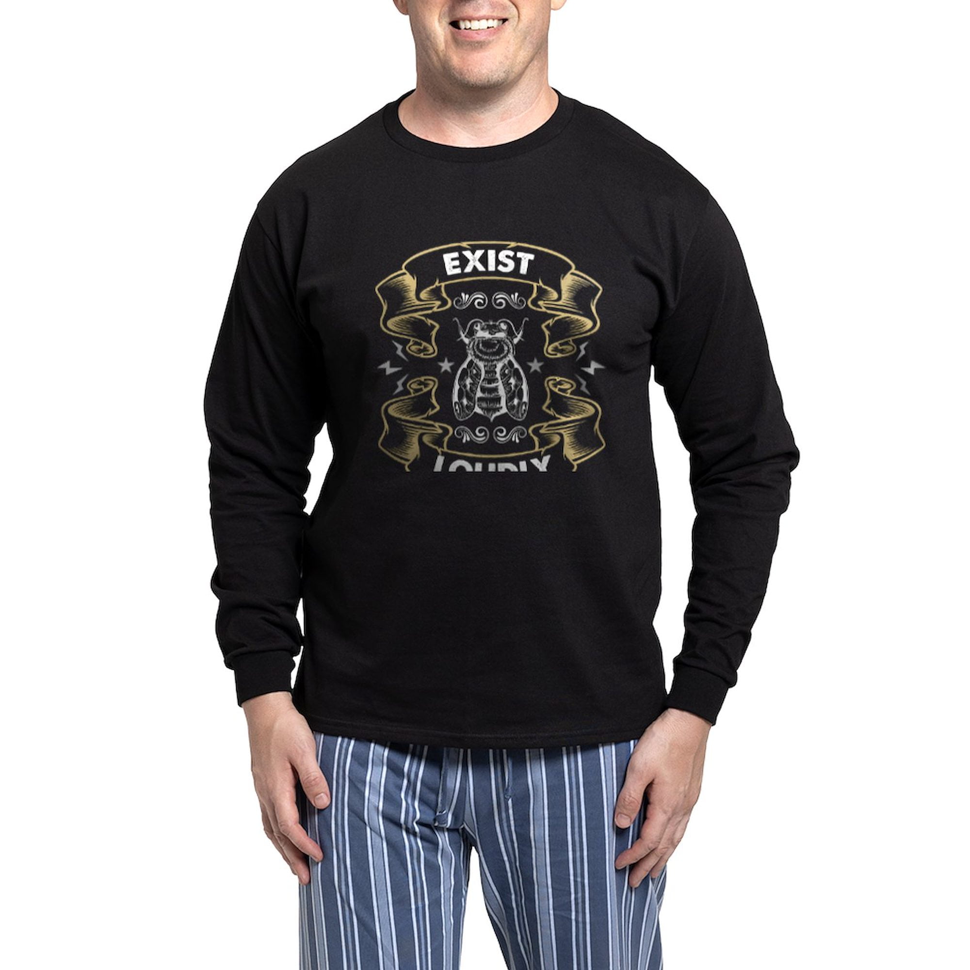 CafePress - Cicadas Exist Loudly Periodical Cicadas Entomology - Men's Long Sleeve Loose Fit ...