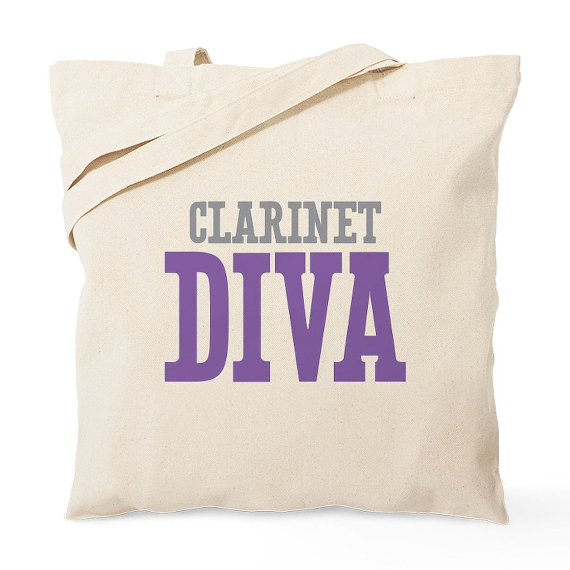 CafePress - Clarinet DIVA Tote Bag - Unisex Canvas Tote Bag, Beige, 1 ...