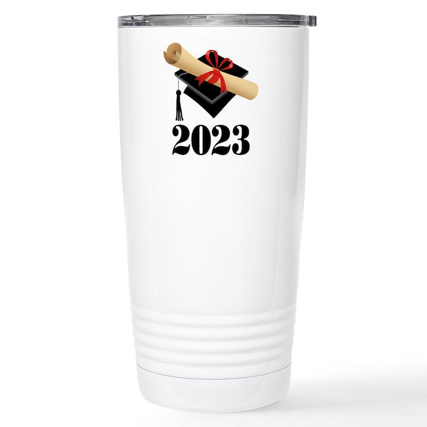 CafePress - Class Of 2023 Grad Mugs - Insulated Stainless Steel Travel ...