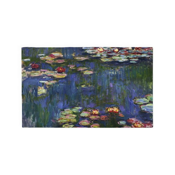 CafePress - Claude Monet Water Lilies 3'X5' Area Rug - 3'x5' Decorative ...