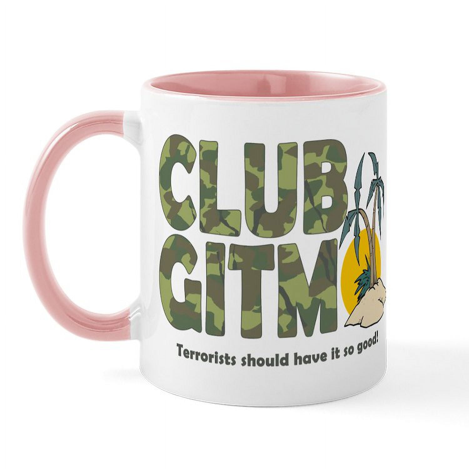 CafePress - Club Gitmo Mug - 11 oz Ceramic Mug - Novelty Coffee Tea Cup ...