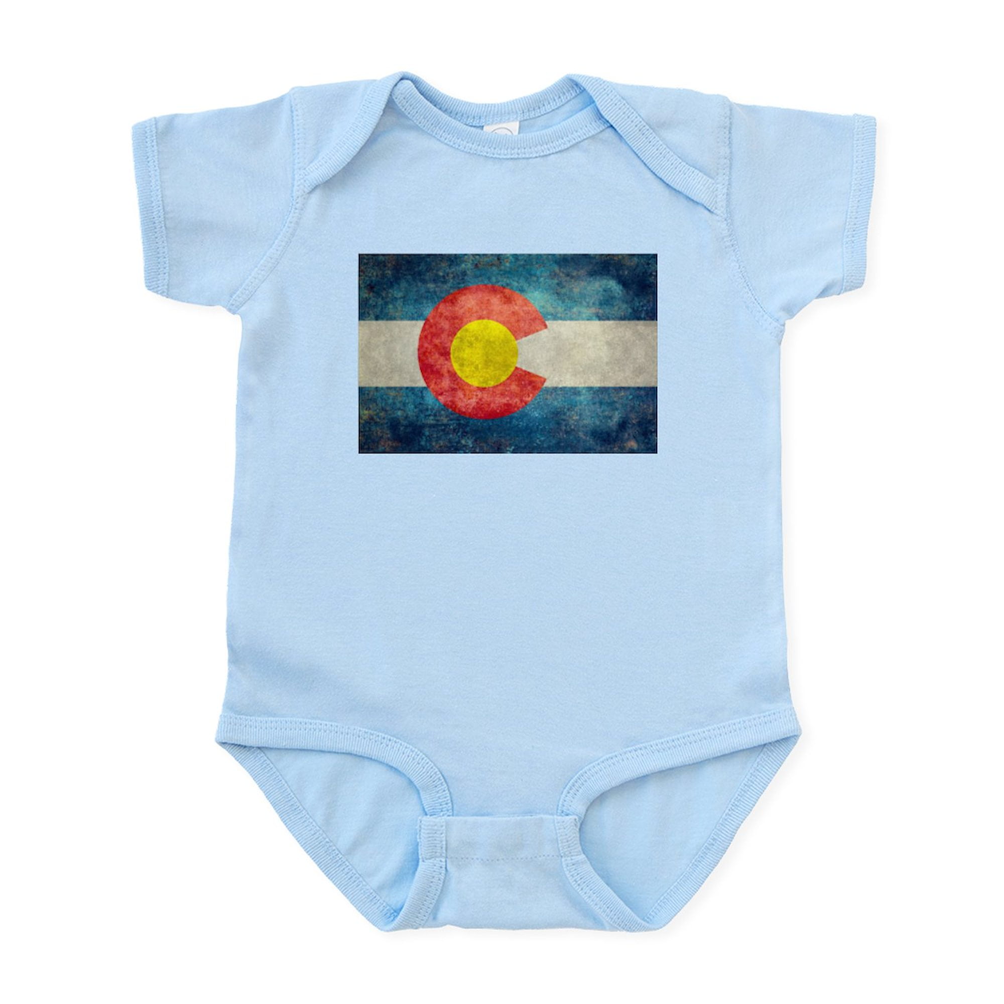 CafePress - Colorado State Flag Retro Style Vintage Body Suit - Baby ...