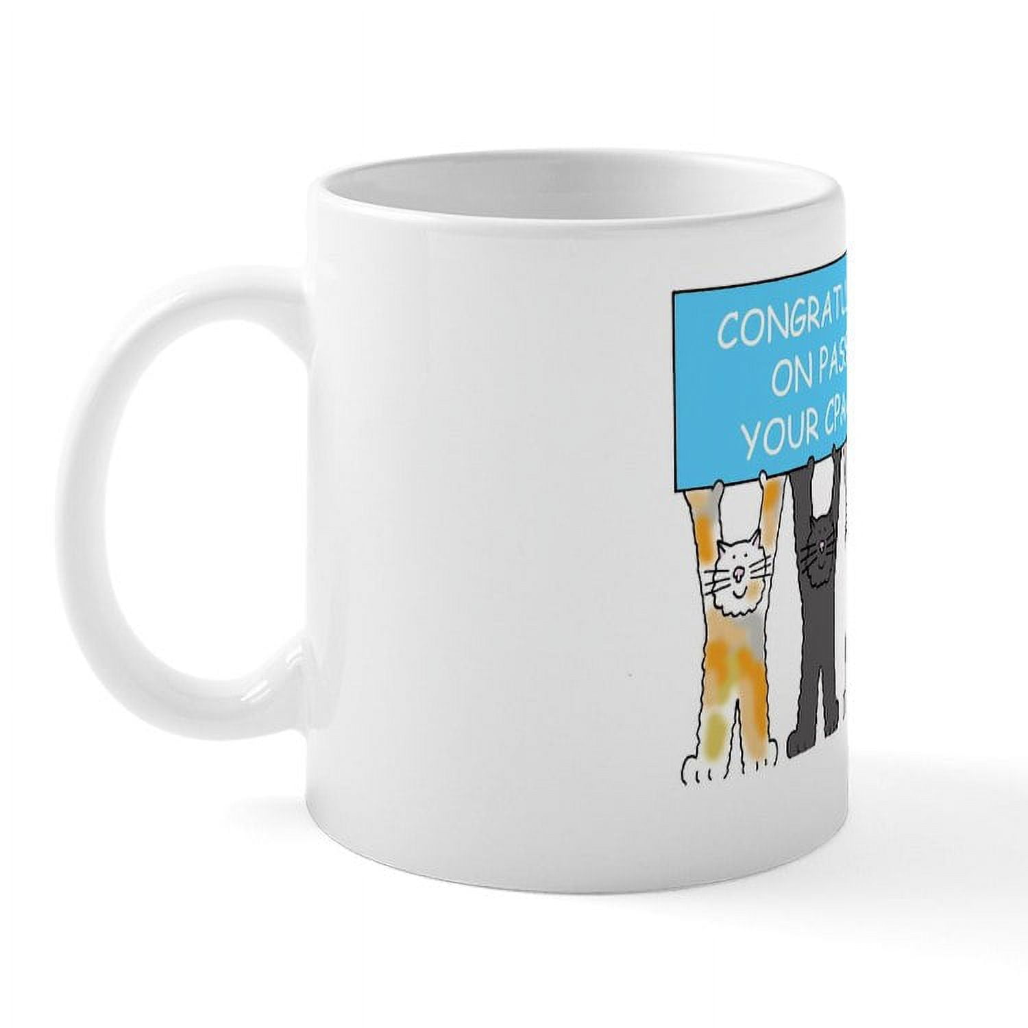 CafePress - Congratulations On Passing CPA Exam Mug - 11 oz Ceramic Mug ...