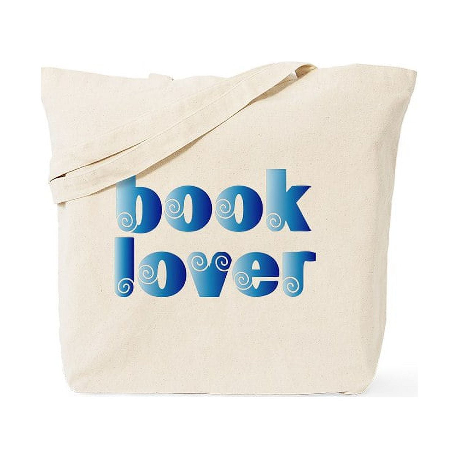 CafePress - Cool Blue Reader Tote Bag - Unisex Canvas Tote Bag, Beige ...