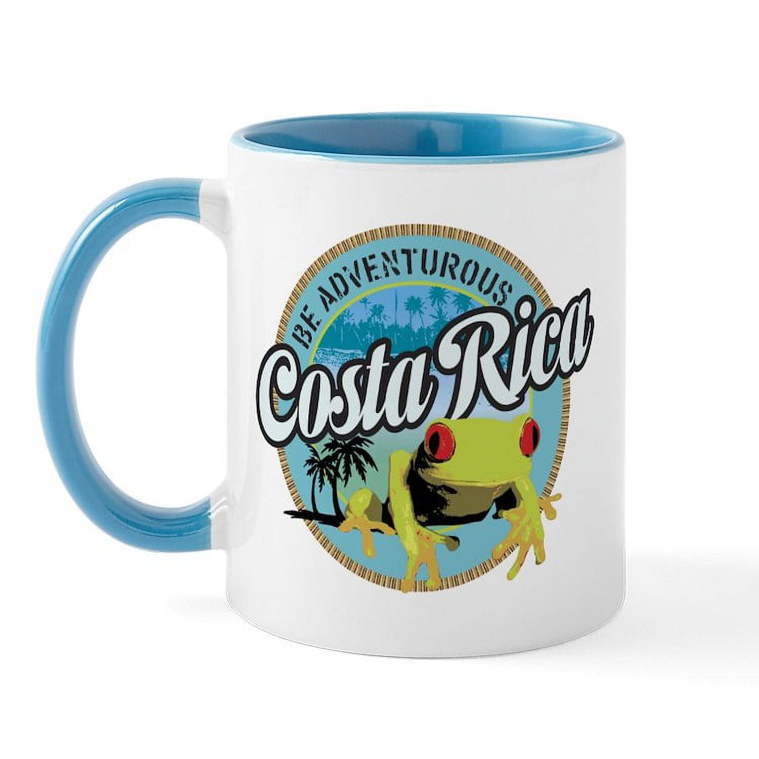 CafePress - Costa Rica Mug - 11 oz Ceramic Mug - Novelty Coffee Tea Cup ...