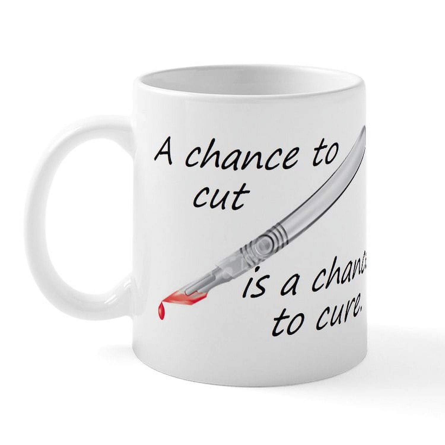 CafePress - Cure Mug - 11 oz Ceramic Mug - Novelty Coffee Tea Cup ...