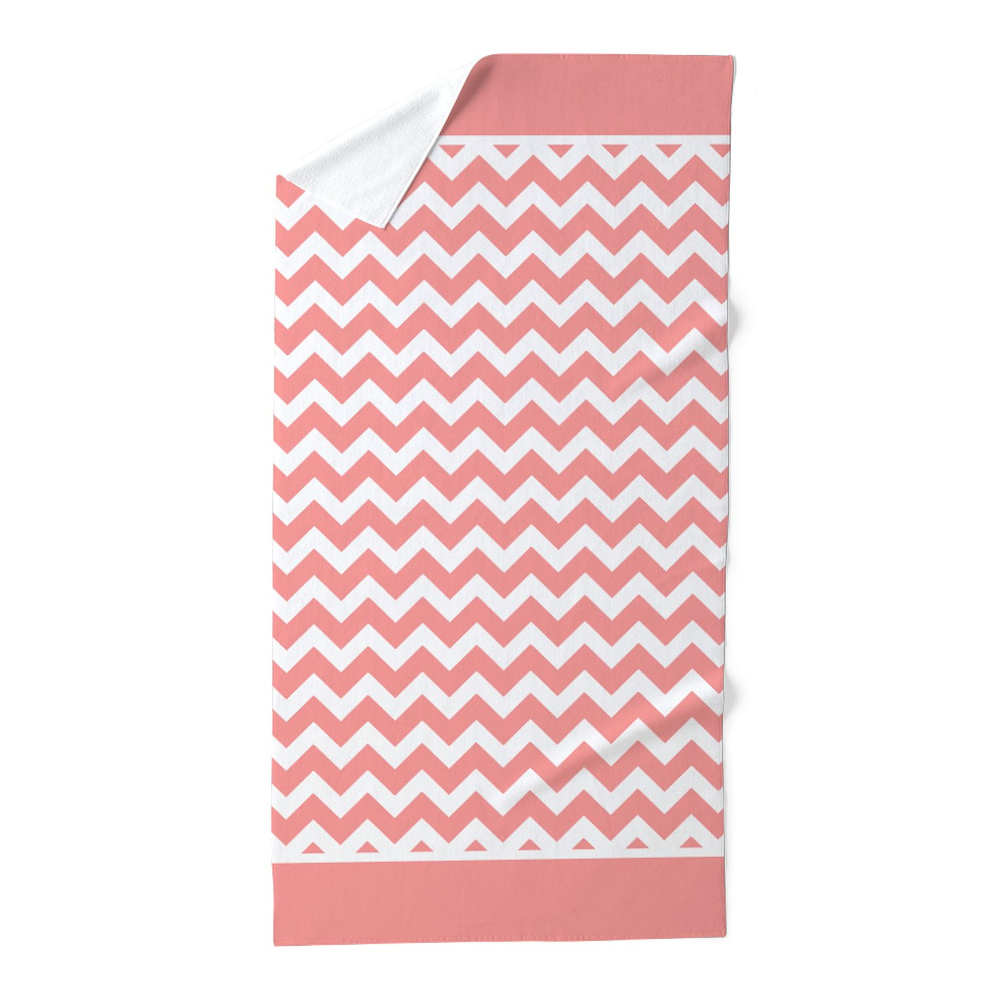 CafePress - Cute Chevron Pattern Background With Trim Beach To - Large ...