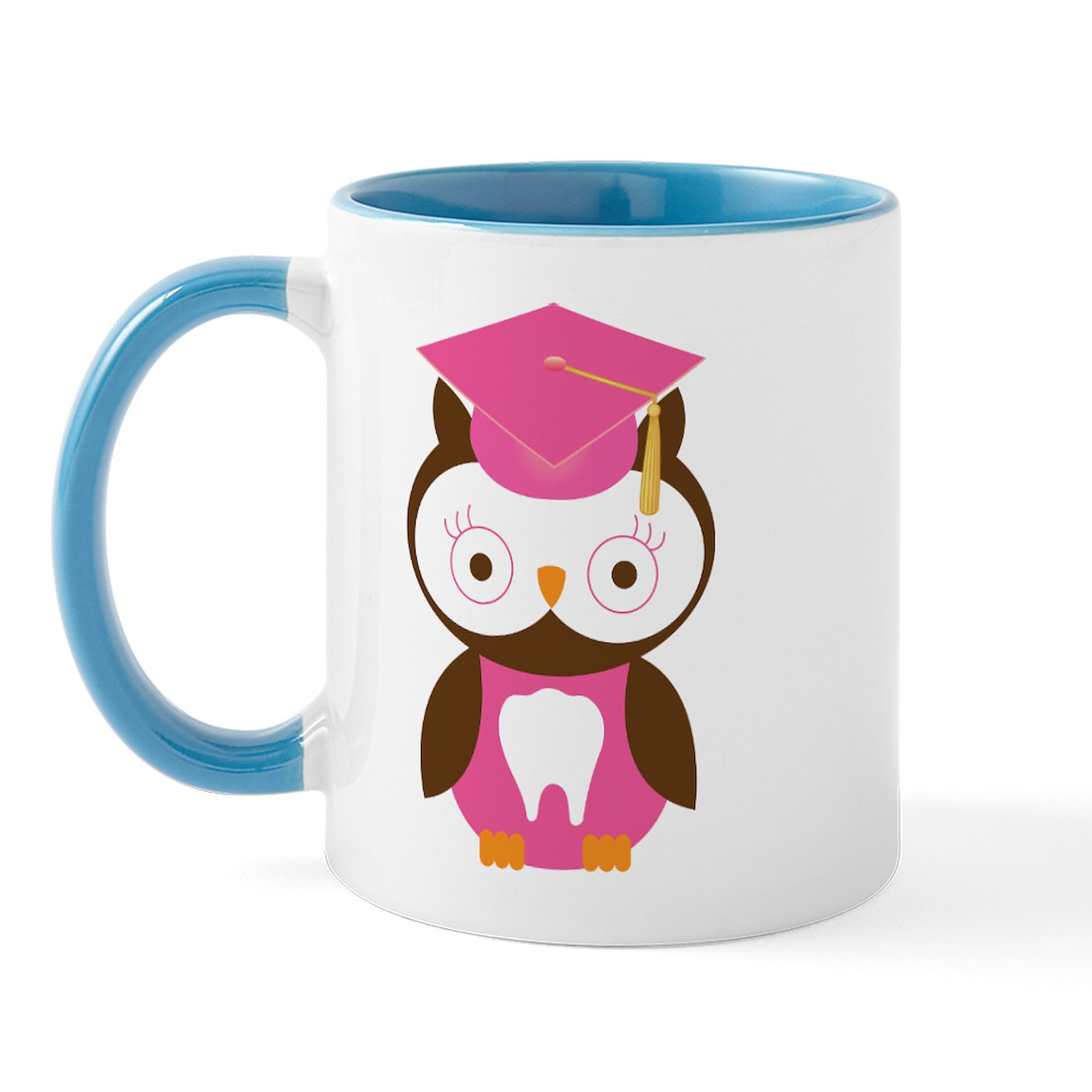 CafePress - Cute Dental School Graduation Owl Mugs - 11 oz Ceramic Mug ...