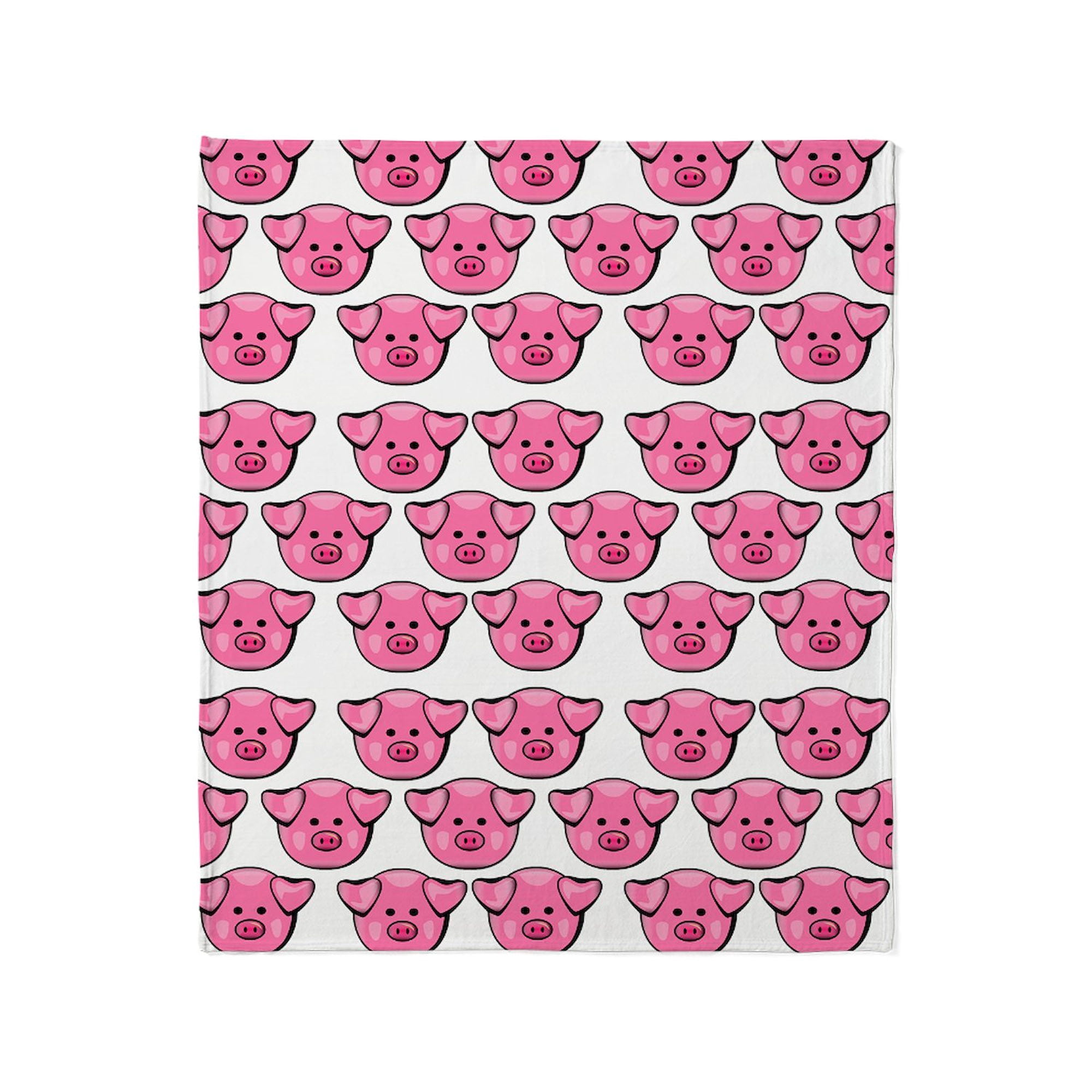 CafePress - Cute Pink Pigs Throw Blanket - Soft Fleece Throw Blanket ...