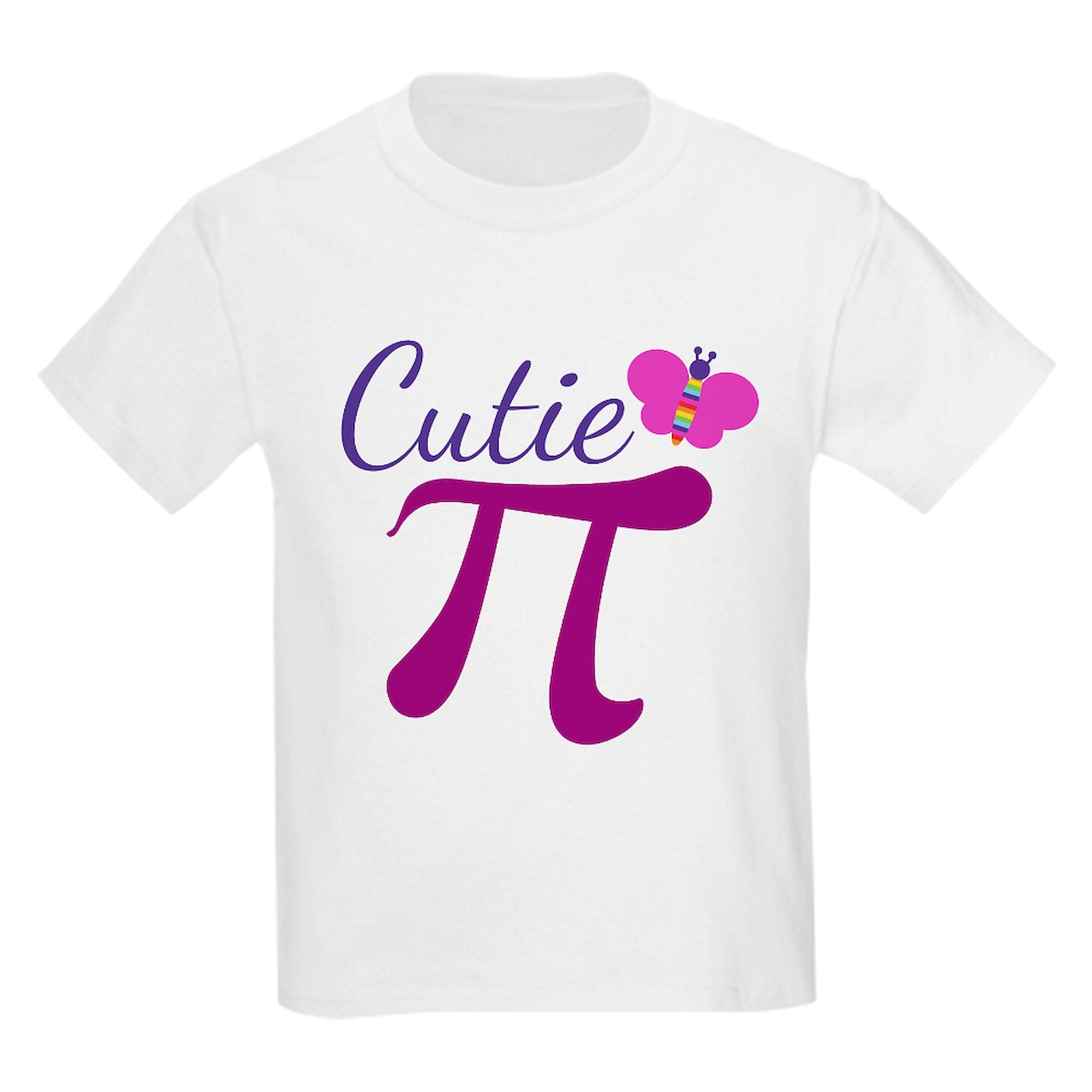 CafePress - Cutie Pi T Shirt - Light T-Shirt Kids XS-XL - Walmart.com