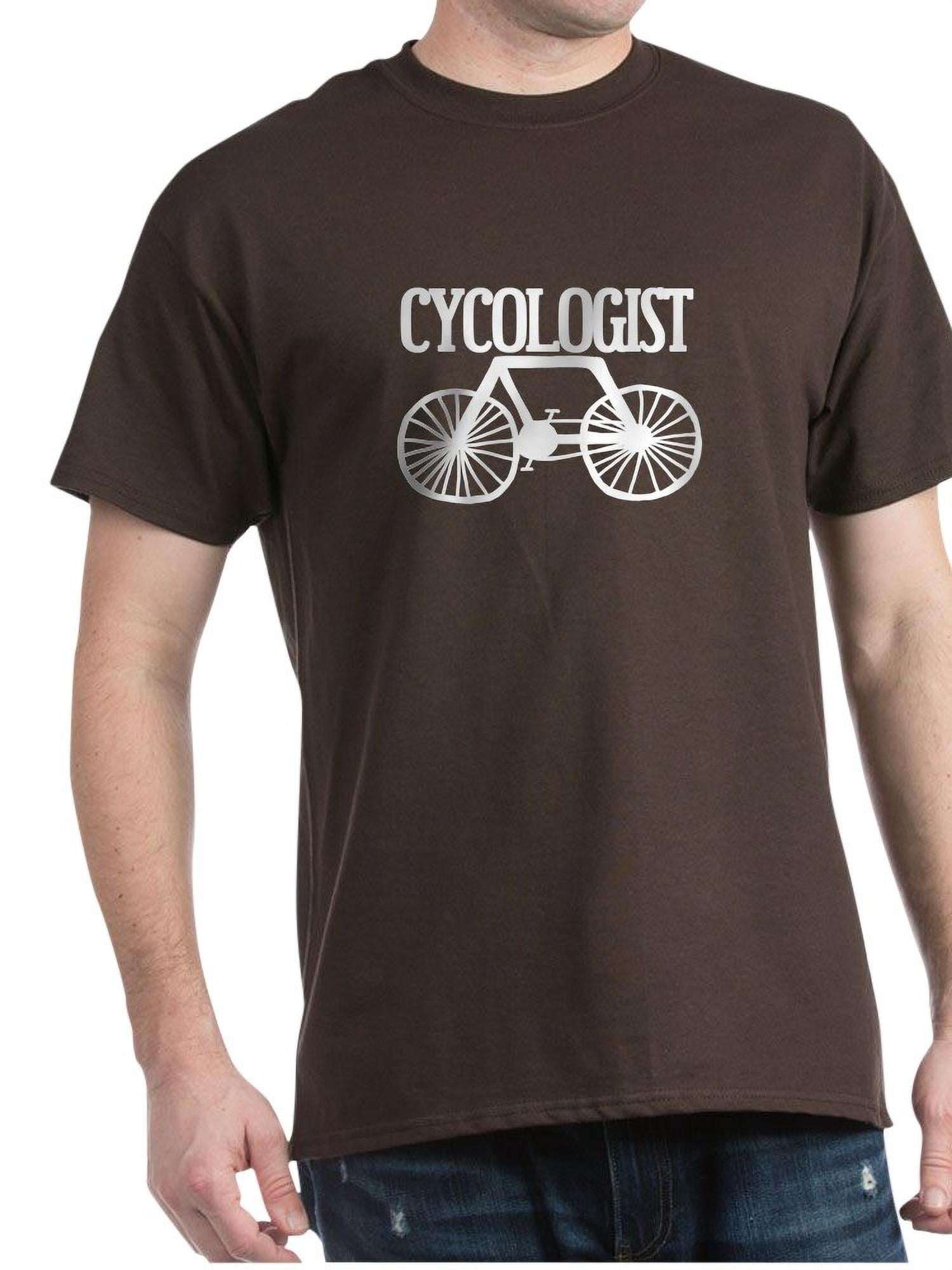 CafePress - Cycologist' Dark T Shirt - 100% Cotton T-Shirt - Walmart.com