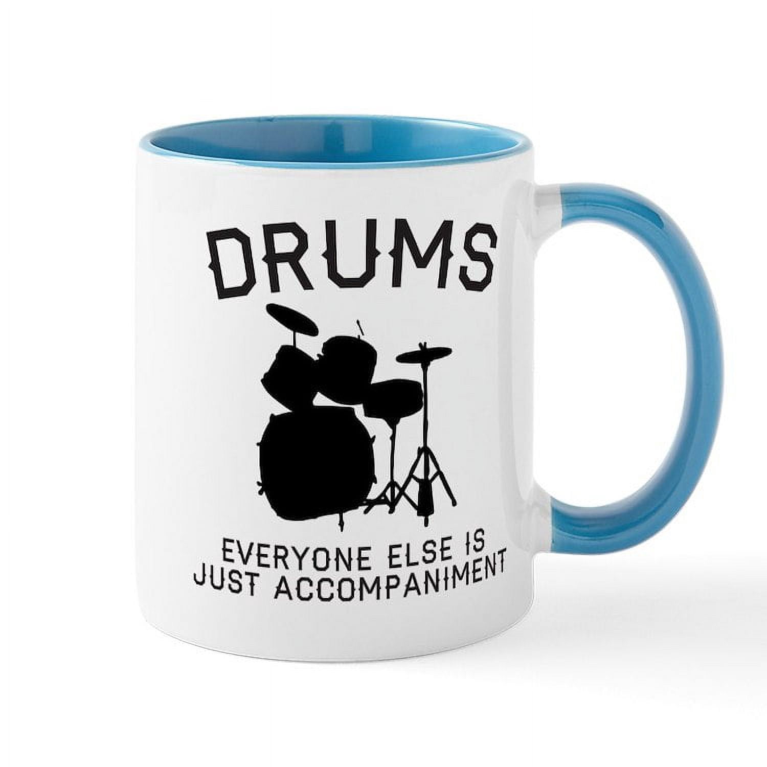 CafePress - DRUMS - 11 oz Ceramic Mug - Novelty Coffee Tea Cup ...