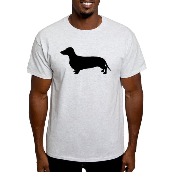 CafePress - Dachshund Silhouette Light T Shirt - Men's Classic Graphic ...