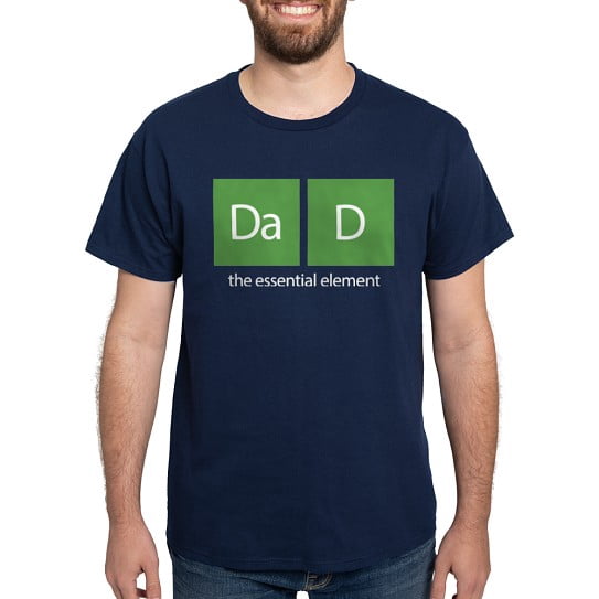 CafePress - Dad The Essential Element Dark T Shirt - Men's Classic ...