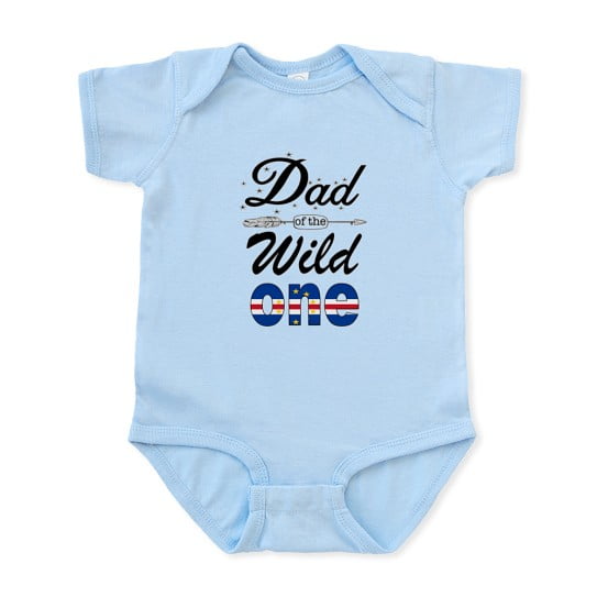 CafePress - Dad Wild One Cape Verde Flag - Cute Infant Baby Bodysuit ...