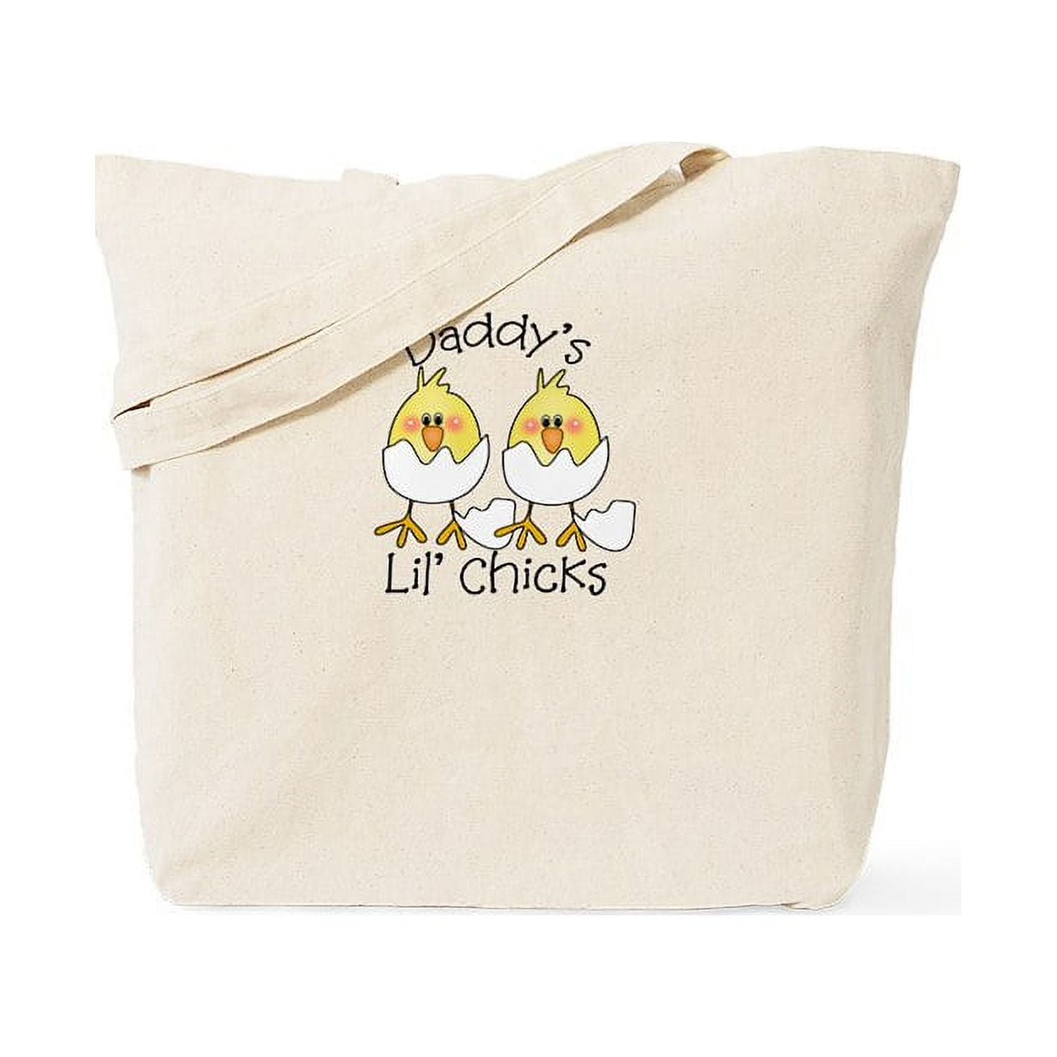 CafePress - Daddy's Little Chicks TWINS Tote Bag - Unisex Canvas Tote ...