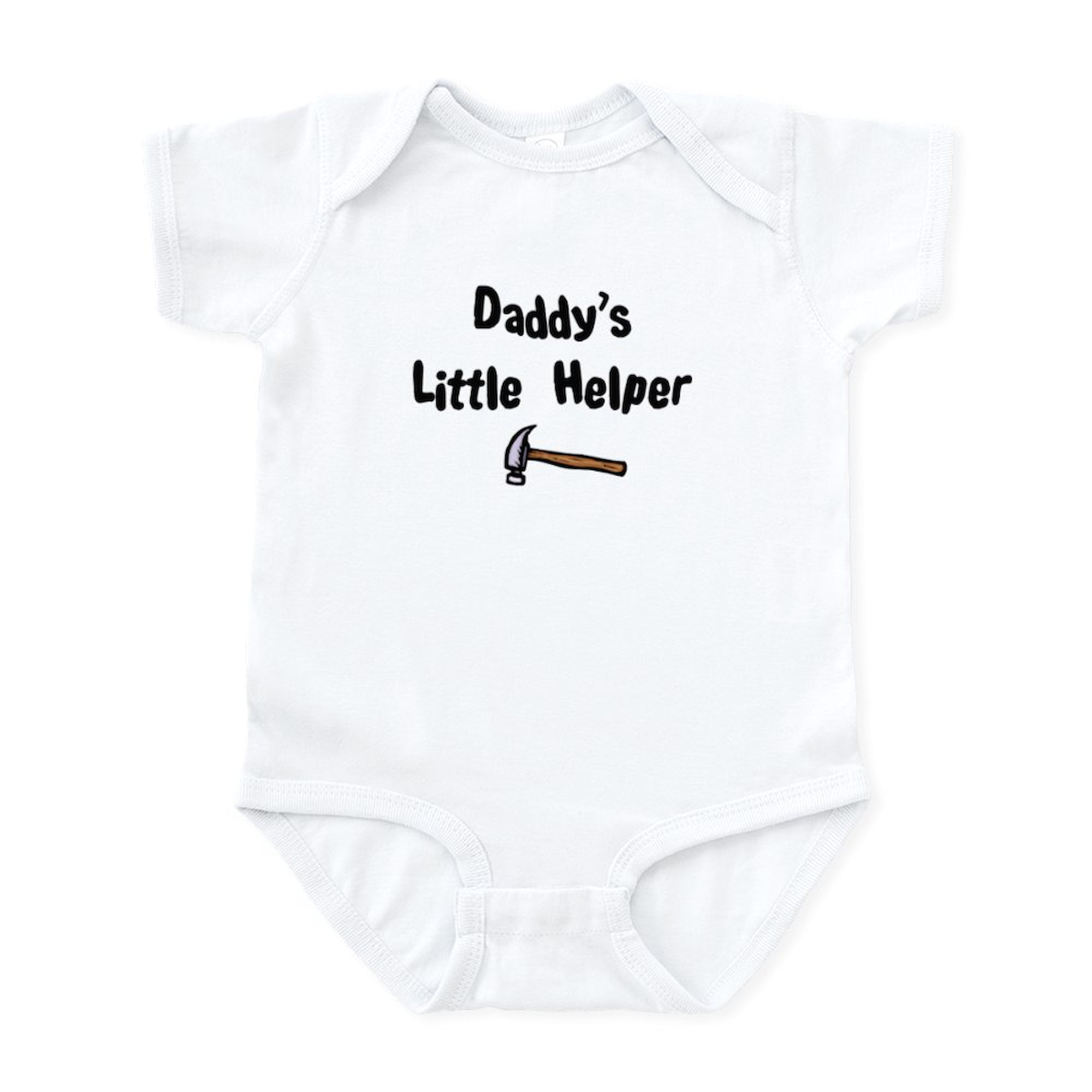 CafePress - Daddy's Little Helper Infant Creeper - Baby Light Bodysuit ...