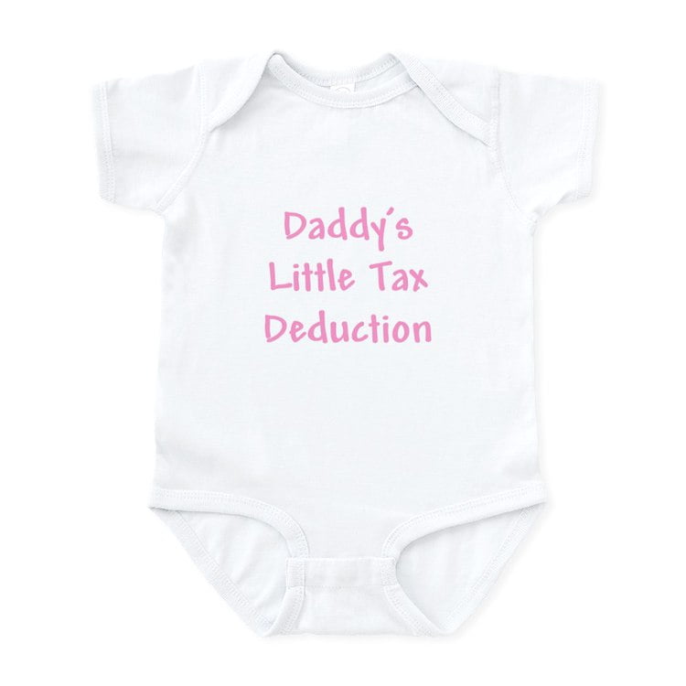 CafePress - Daddy's Little Tax Deduction Infant Bodysuit - Baby Light Bodysuit, Size Newborn ...