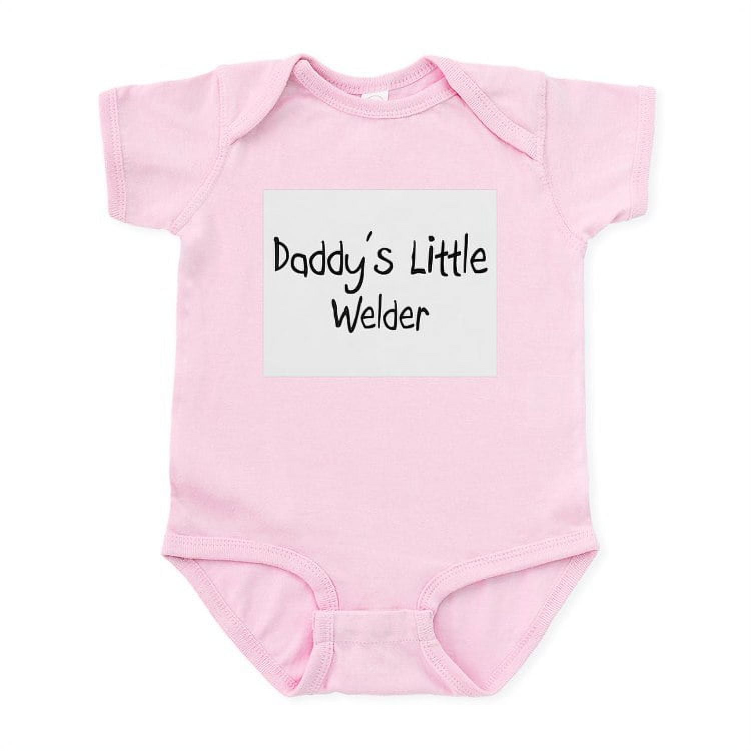 CafePress - Daddy's Little Welder Infant Bodysuit - Baby Light Bodysuit ...
