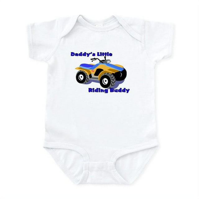 CafePress - Daddy's Riding Buddy Infant Bodysuit - Baby Light Bodysuit, Size Newborn - 24 Months ...
