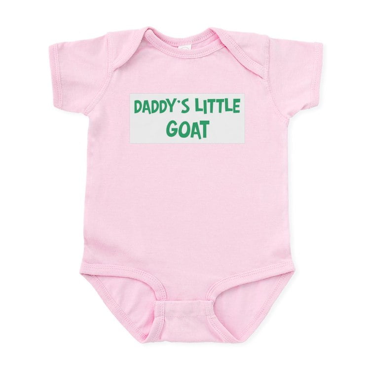 CafePress - Daddys Little Goat Infant Bodysuit - Baby Light Bodysuit, Size Newborn - 24 Months ...