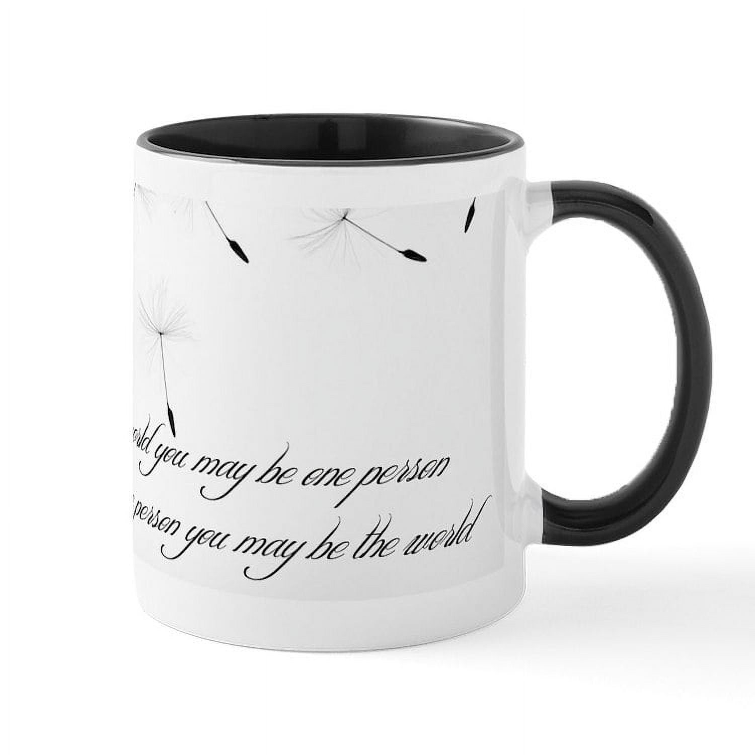 CafePress - Dandelion Inspiration Standard Mug Mugs - 11 oz Ceramic Mug ...