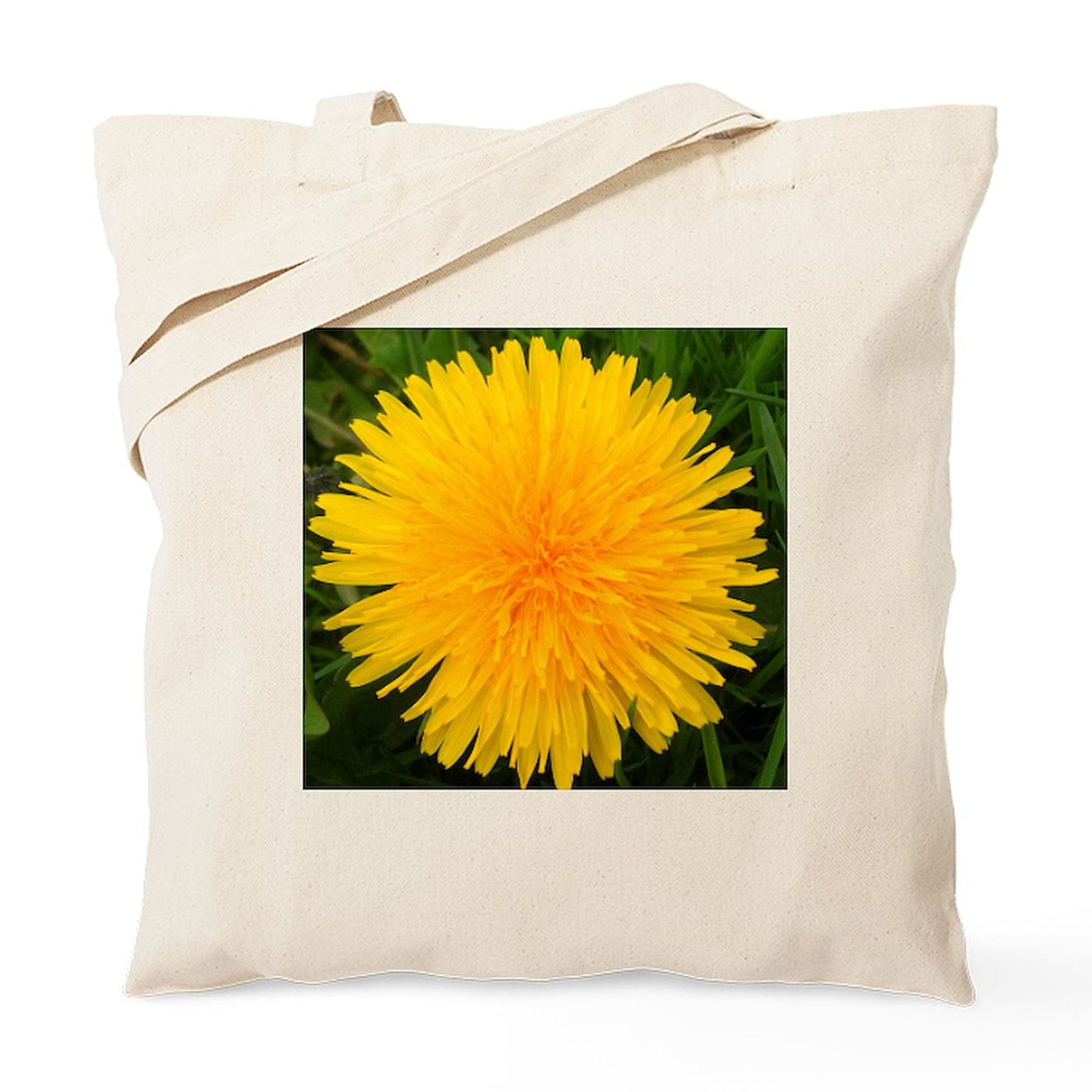 CafePress - Dandelion Tote Bag - Unisex Canvas Tote Bag, Beige, 1-Piece ...