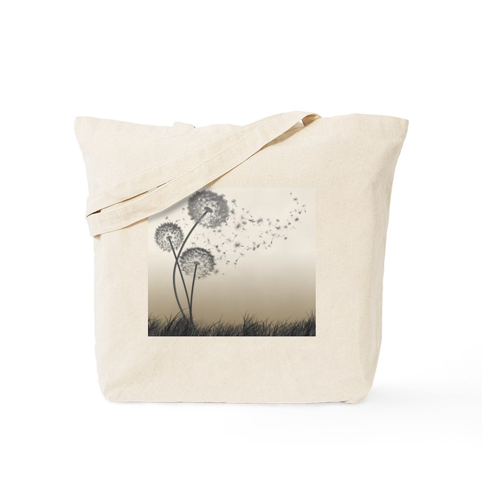 CafePress - Dandelion Wishes Tote Bag - Unisex Canvas Tote Bag, Beige ...