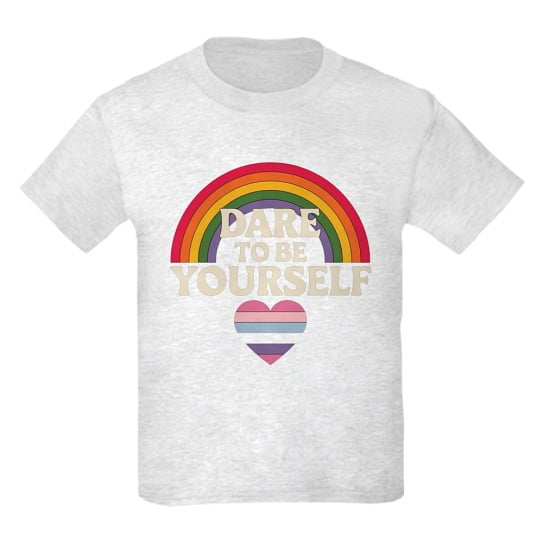 CafePress - Dare To Be Yourself Autism Awareness Rainbow Gift Kids T ...