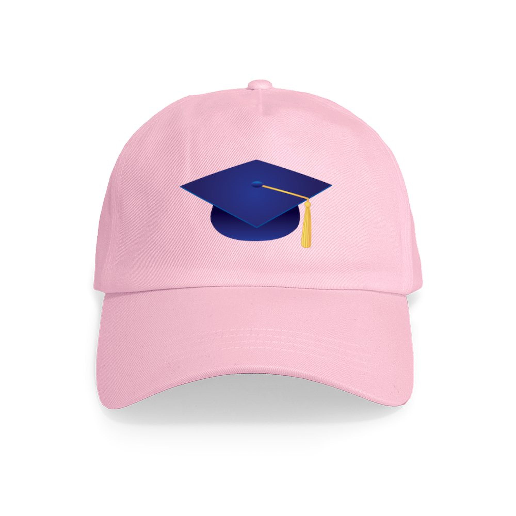 CafePress - Dark Blue Graduation Cap Cap - Adjustable 100% Brushed ...