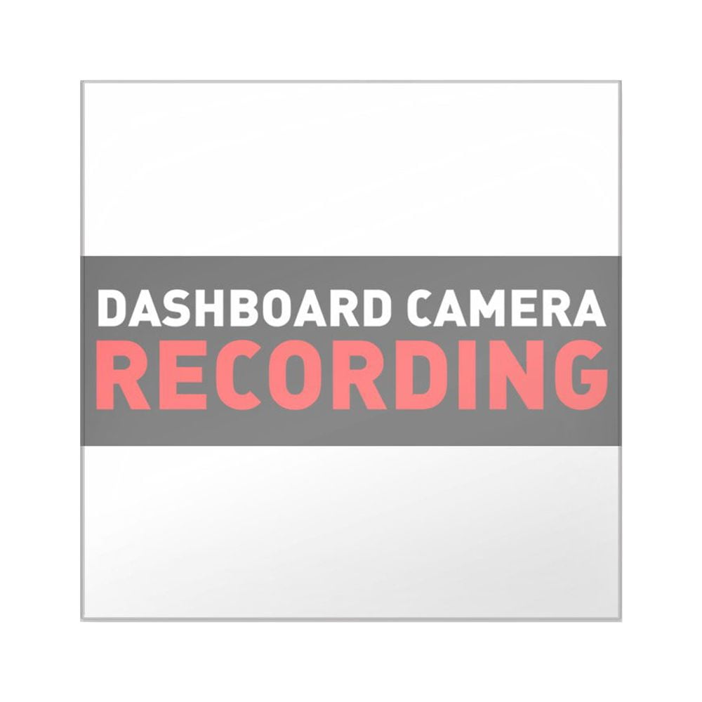 CafePress - Dashcam Recording - Square Sticker 3" x 3" - Walmart.com