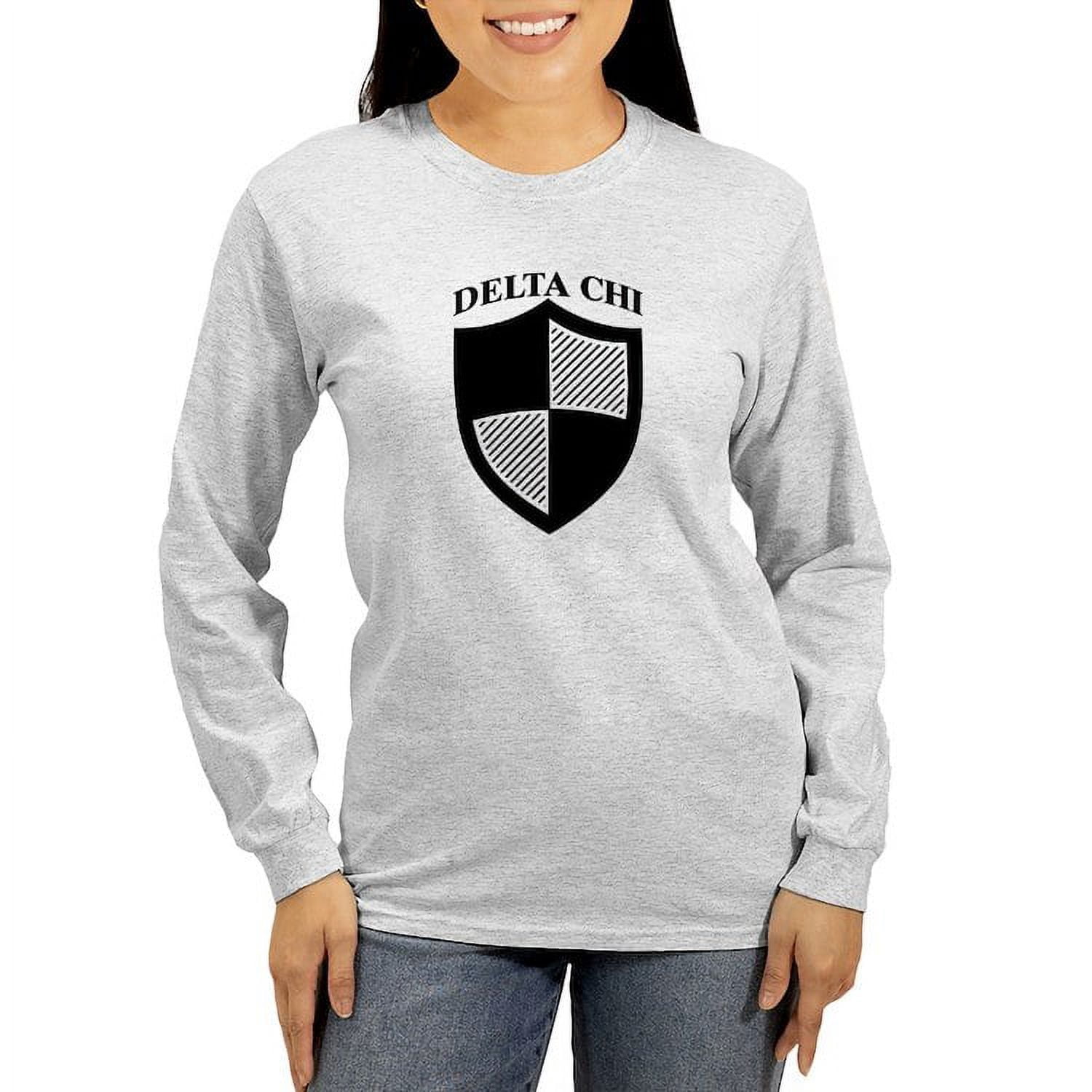 CafePress - Delta Chi Black Icon Long Sleeve T Shirt - Women's Long ...