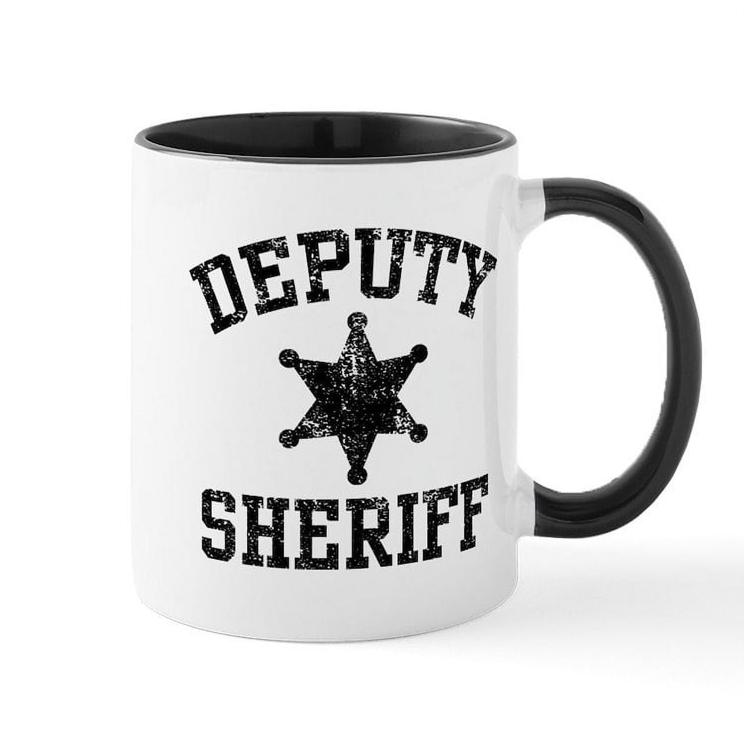 CafePress - Deputy Sheriff Mug - 11 oz Ceramic Mug - Novelty Coffee Tea ...