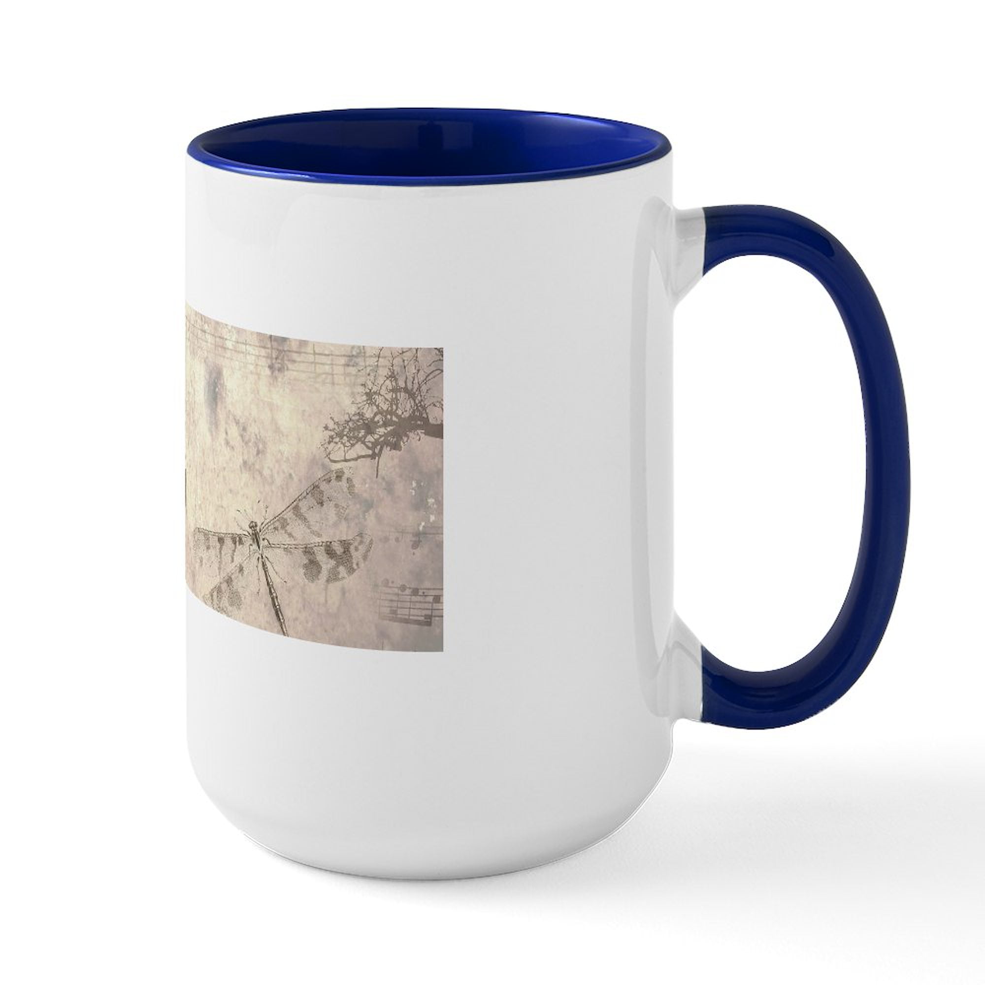 CafePress - Design 39 Rustic Vintage Look Mugs - 15 oz Ceramic Large ...