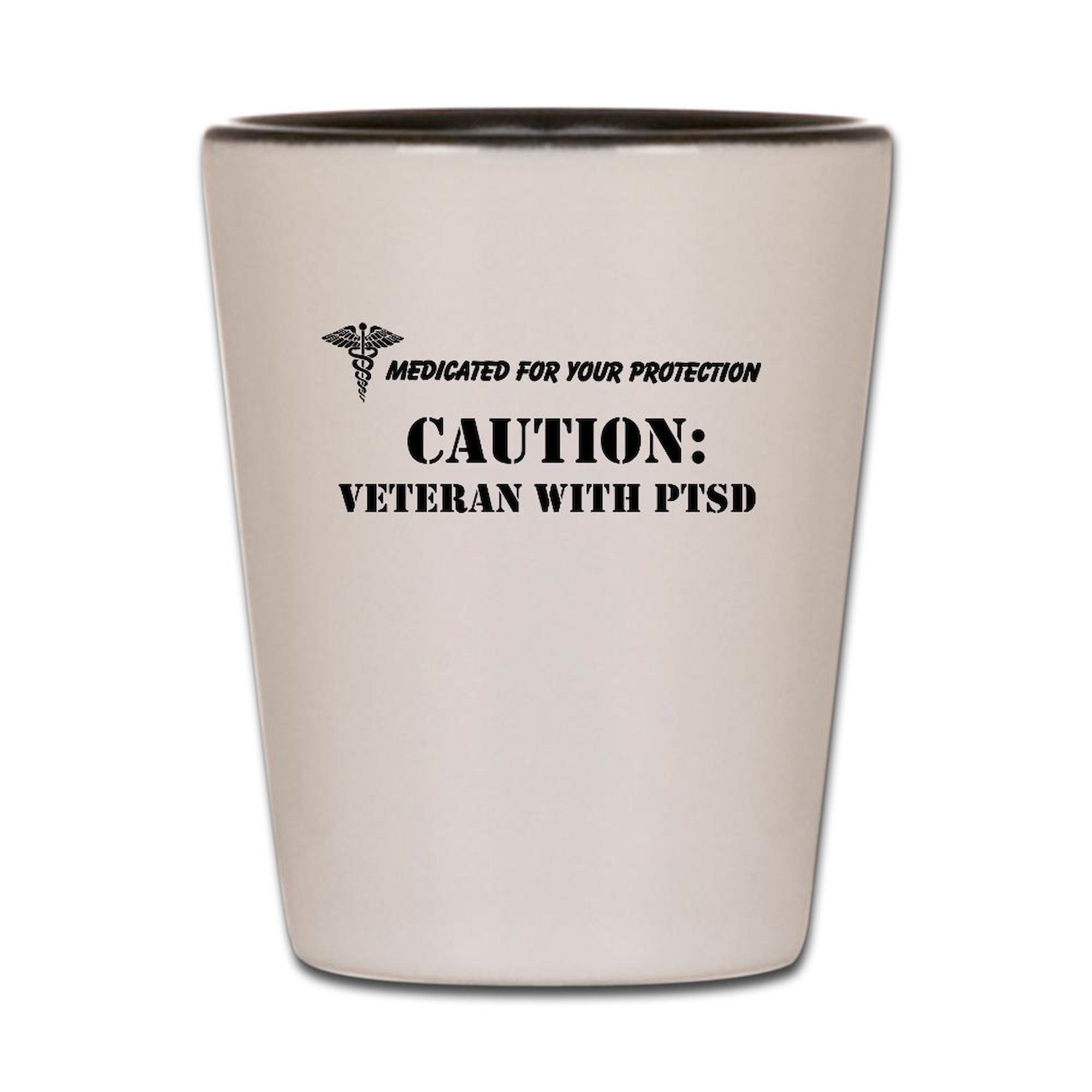 CafePress - Design - White/Black Shot Glass, Unique and Funny Shot ...