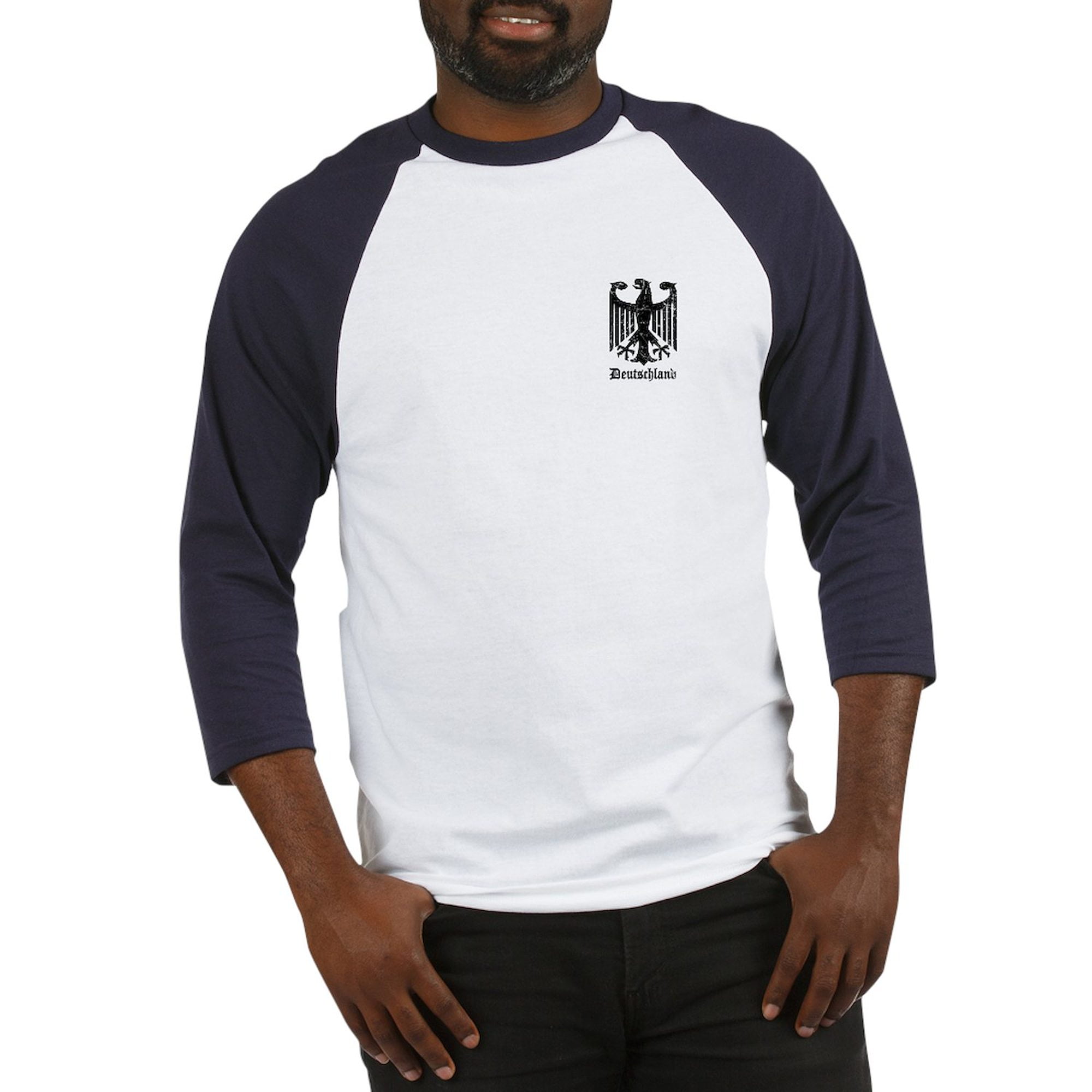 CafePress - Deutschland (Germany) Eagle Baseball Jersey - Cotton ...