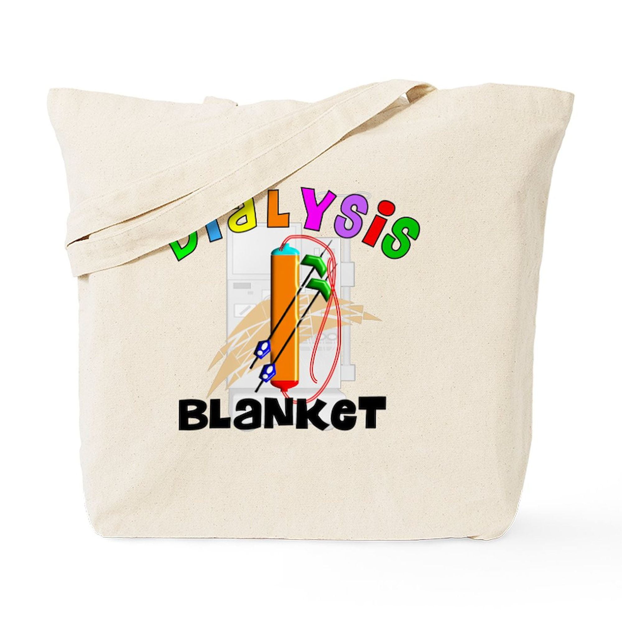 CafePress - Dialysis Blanket Tote Bag - Unisex Canvas Tote Bag, Beige ...